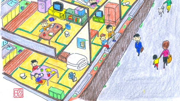 アパートで過ごす少年たち🌝🧒🧒🧒🧒🏡🏠｜akisen｜coconalaブログ